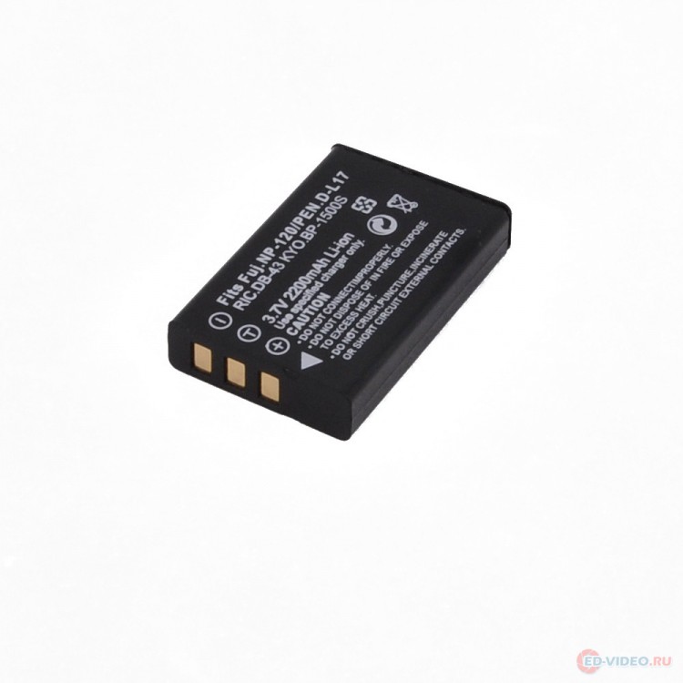 Купить Аккумулятор для Fujifilm NP-120 (Battery Pack) недорого –Ed Video